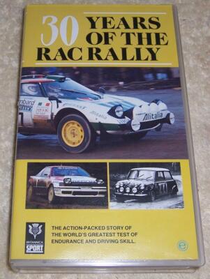 30 Years of the RAC Rally VHS Video automobile car race | eBay
