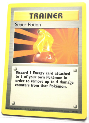 Super Potion 090/102 Base Set (Shadowless) Unlimited Free Shipping ...