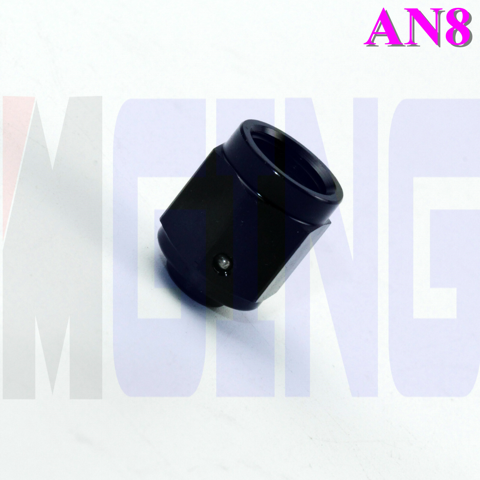 AN8 8AN 8 Aluminum Flare Cap Block Off Fitting Anodized Black | eBay