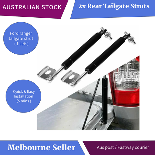 2X Rear Tailgate Struts Easy Slow Down fit for Ford Ranger PX XLT T6 ...