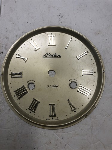 Vintage Linden Japan Wall Clock Face PARTS REPAIR | eBay