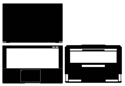 Carbon Vinyl Laptop Sticker Skin Decals for Intel NUC X15 15.6" 2022 ...