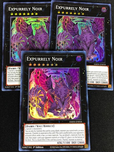 YUGIOH EXPURRELY NOIR ANDE-EN018 1ST SUPER X3 (NM) | eBay