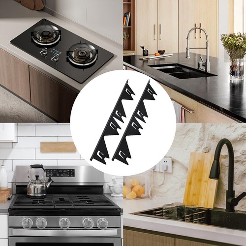 2 Pack Stove Counter Gap Cover Retractable Length Stove Gap Guard Range ...