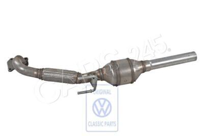 Genuine VW SEAT Caddy exhaust pipe with catalyst front 6K0253060DX ...