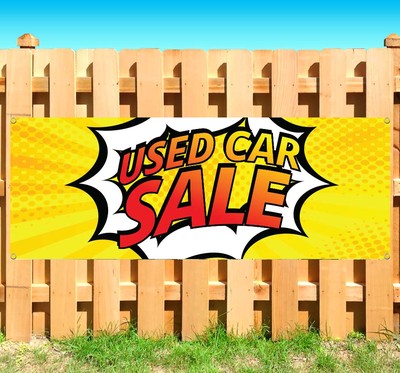 USED CAR SALE Advertising Vinyl Banner Flag Sign Many Sizes USA SB06910 ...