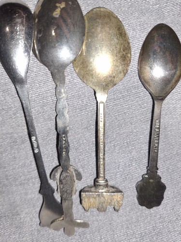 28 silver plated spoons collector spoons silverware 925 plated silver ware | eBay