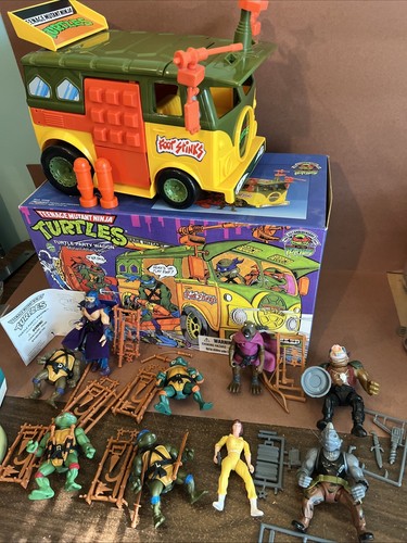 ZL 25th Anniversary TMNT Loose Lot Party Wagon Figures Raphael ...