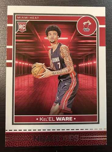 Kel’El WARE 2024-25 Panini NBA Hoops Basketball MIAMI HEAT Rookie #245 ...