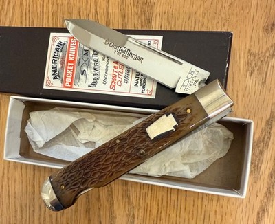 BEAUTIFUL SCHATT MORGAN KEYSTONE KNIFE NEVER USED IN BOX D10 | eBay
