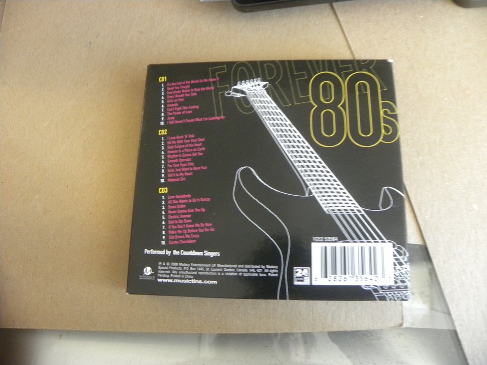 Madacy 2006 FOREVER 80s 3 disc CD Set Steel Box Downtown Singers NM | eBay