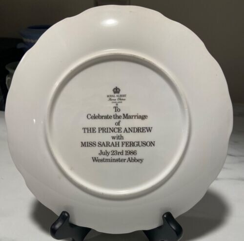Prince Andrew Sarah Ferguson Royal Albert Bone China Wedding ...