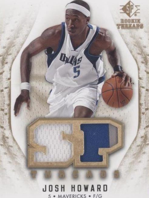 2008-09 SP Rookie Threads - Sp Threads Josh Howard #T-JH Jersey/Patch ...