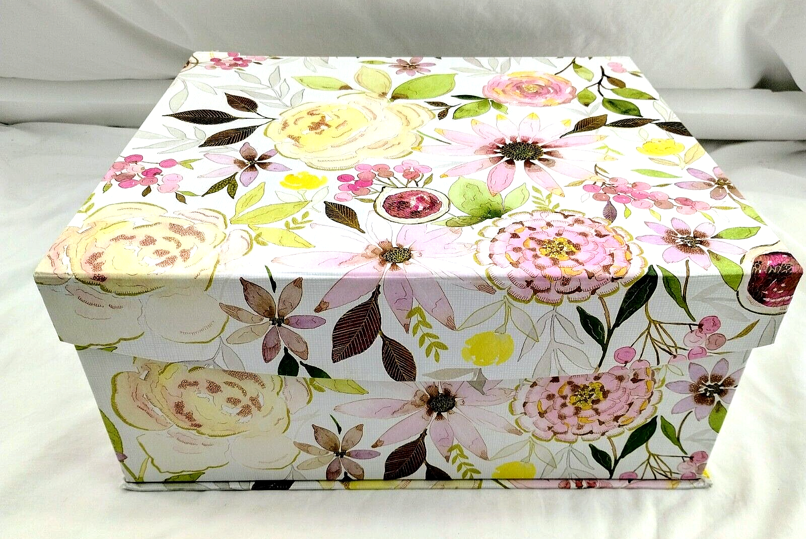 STEPHANIE RYAN Memory Trinket Storage Gift Box 12" x 14" x 6.5" Hook ...