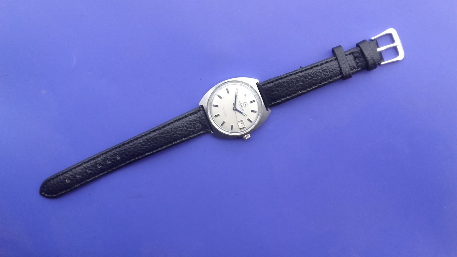 VINTAGE LANCO NAVAL WRIST WATCH FOR MEN-SWISS-60S/70s-17 JEWELS-WORKING ...