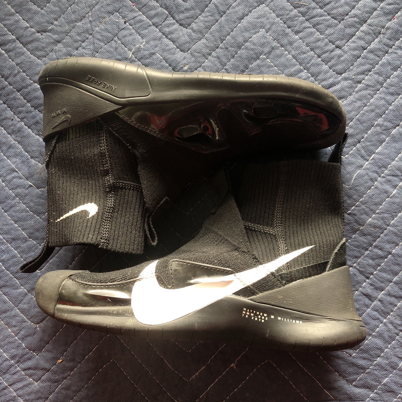 Size 7 - Nike Free Trainer 3 Flyknit SP x Matthew M. Williams Black ...