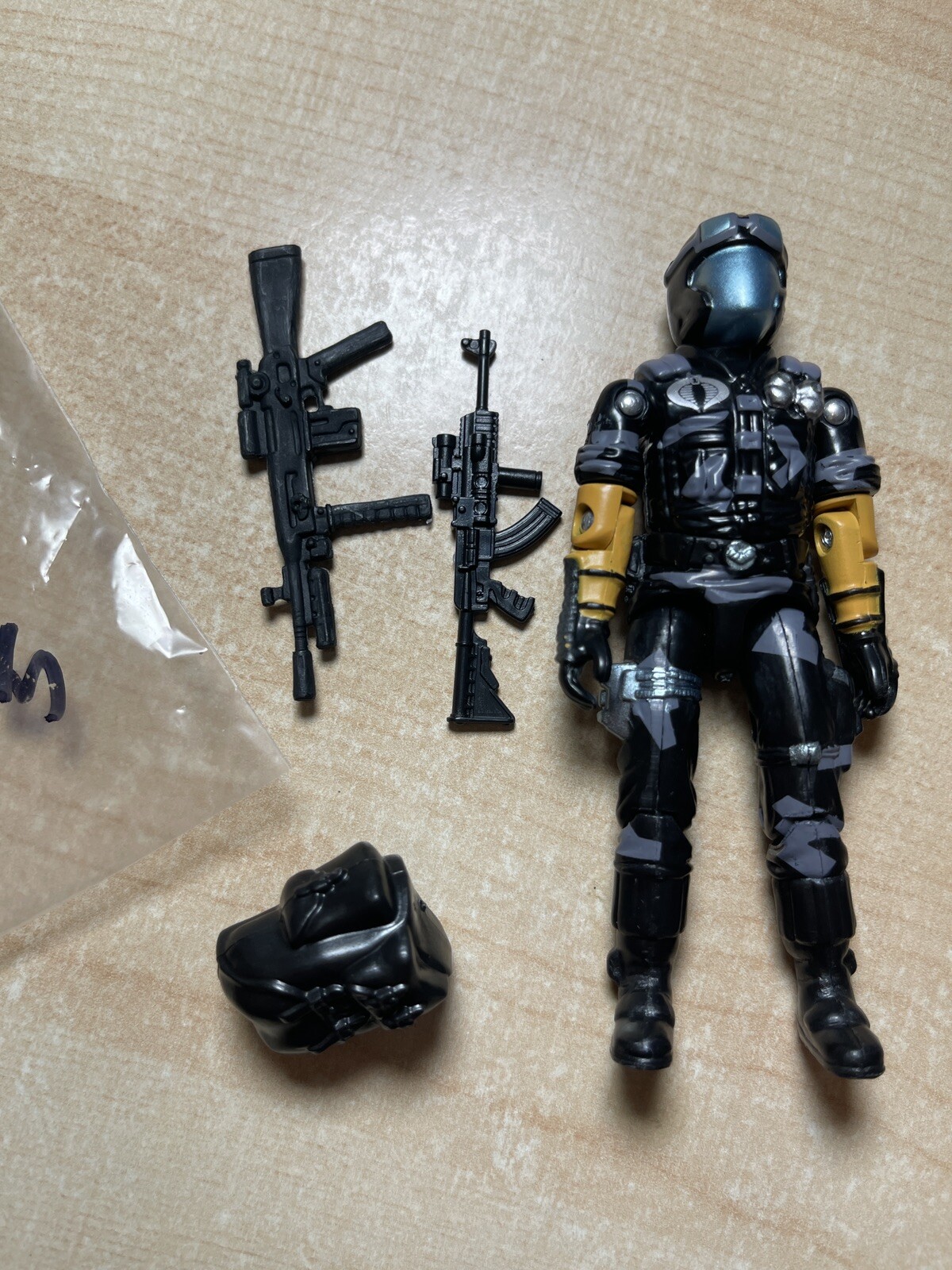 Gi Joe Cobra Black Major Custom Viper 86 mold 5 of 7 - 3.75 Inch | eBay