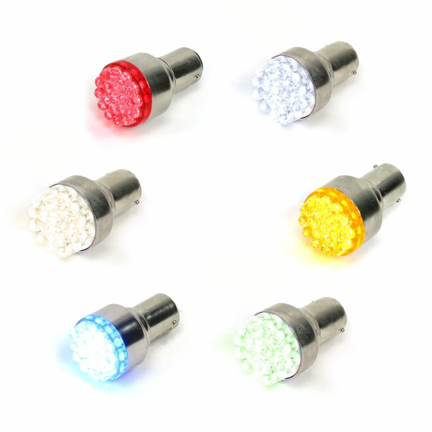 Super Bright Red 1157 Led 12v Bulb hot rods KIC1157LEDR rat truck ...