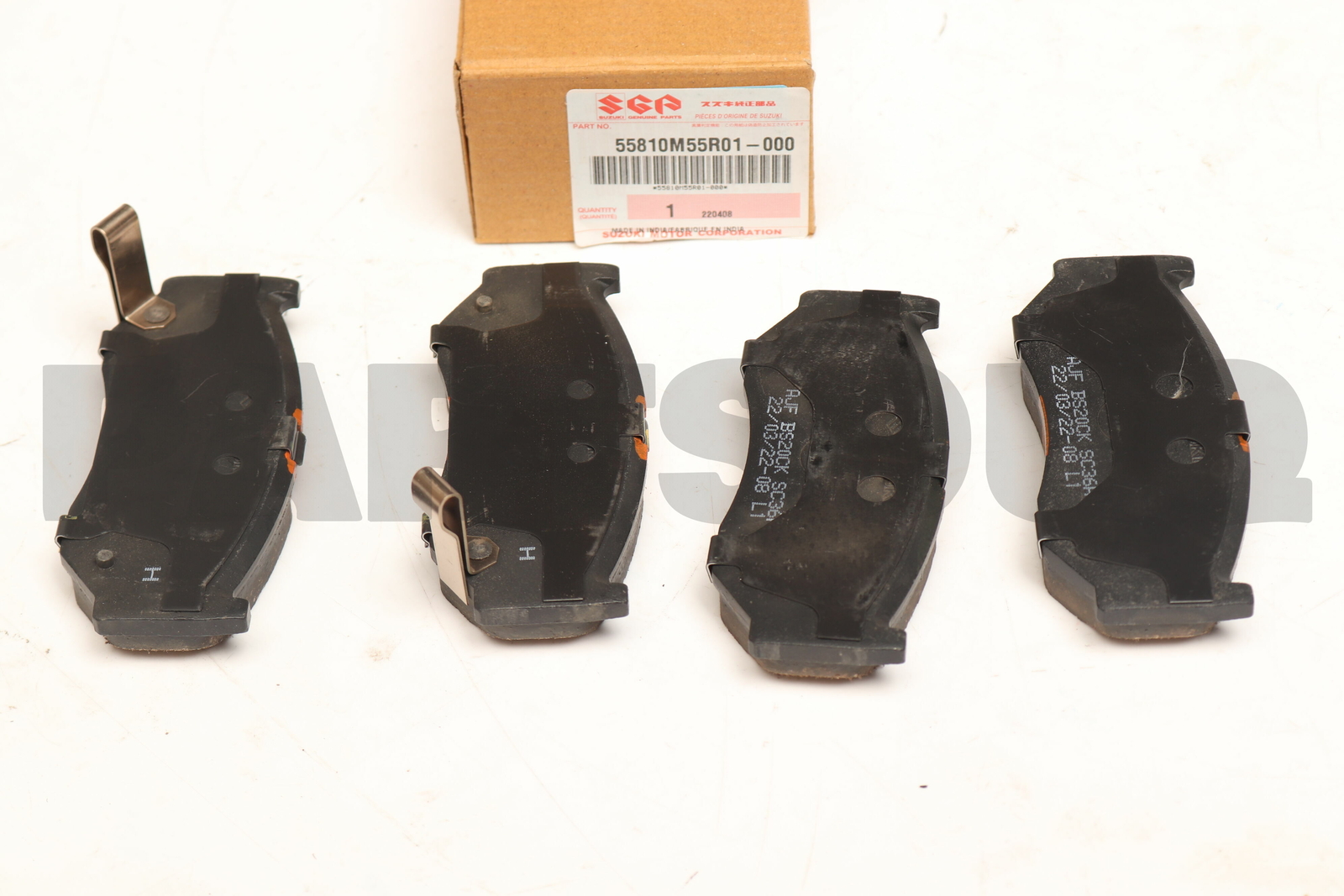 55810M55R01 Genuine Suzuki PAD SET 55810-M55R0-1 | eBay
