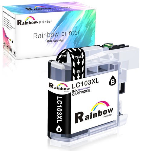 LC103BK For Brother LC103 XL BLACK Ink Cartridge MFC-J870dw MFC-J875dw ...