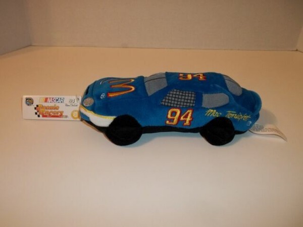 NASCAR McDonalds Beanie Racer 94 Plush Bean Bag Racing Car With Tags ...
