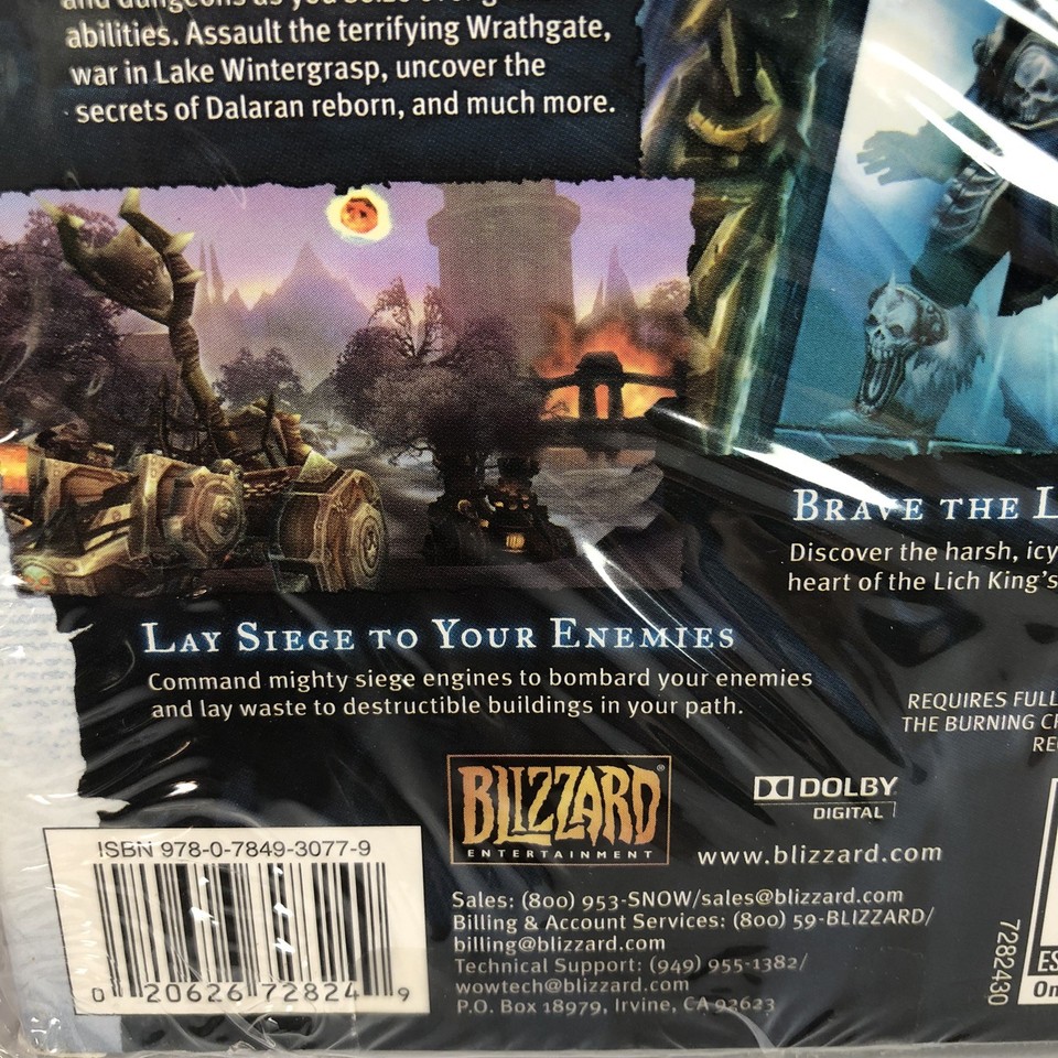 World of Warcraft: Wrath of the Lich King (pc 2008) Brand New Sealed | eBay