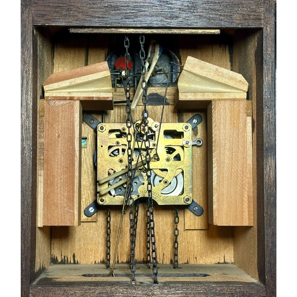 Vintage 8-Day? Tezuka Poppo Cuckoo Clock Music Box Japan PARTS/REPAIR ...