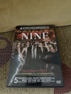 Nine DVD Widescreen Starring Nicole Kidman, Kate Hudson, Fergie ...