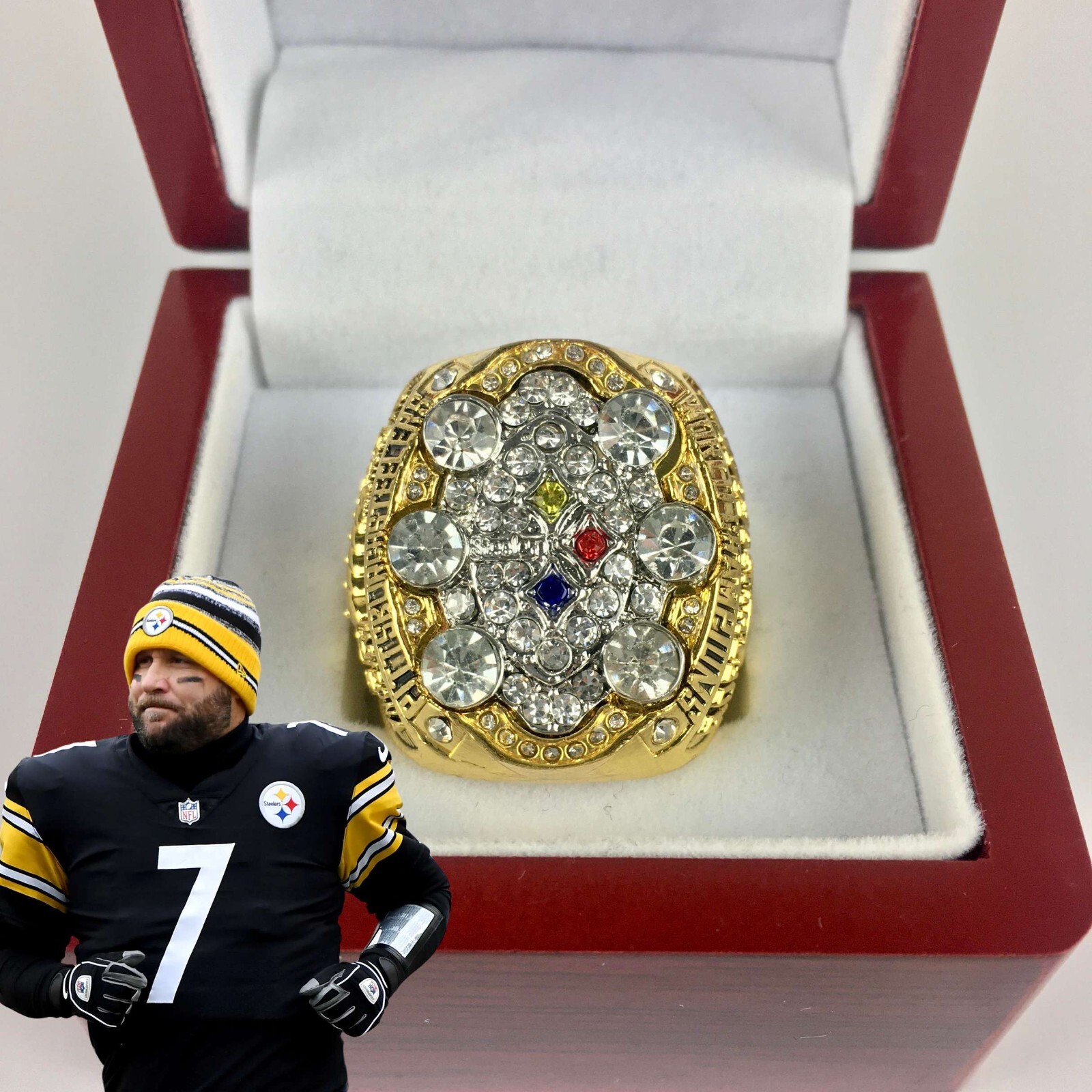Ben Roethlisberger Pittsburgh Steelers Super Bowl Ring with Box | eBay