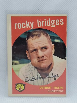 Rocky Bridges 1959 Topps Baseball #318 Vg Ex | eBay