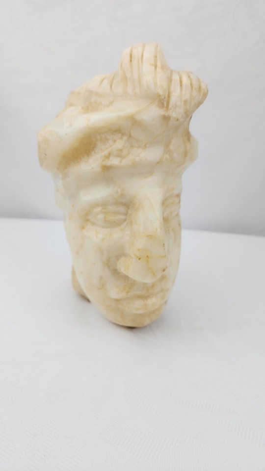INCREDIBLE CARVED STONE AZTEC MAYAN SCULPTURE VINTAGE CALCITE CARVING 9 ...