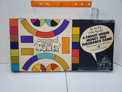 1970 Managing Your Money Board Game Cuna Mutal Credit Union Insurance ...