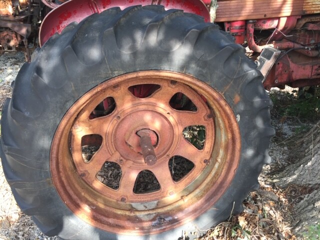 Farmall 300 350 400 450 Tractor IH double bevel rim 15.5 38" long bar ...