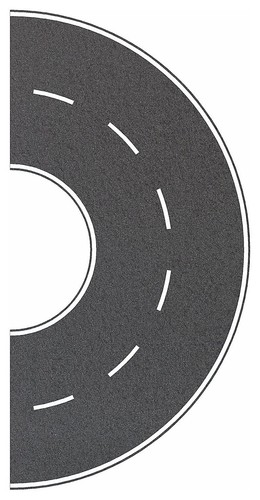 Busch 7098 Street Curve 120mm HO Scale Scenery Kit 4001738070989 | eBay