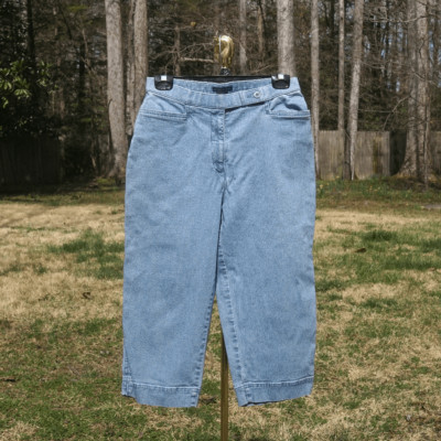 Westbound Petites Cotton Light Wash Capris | eBay