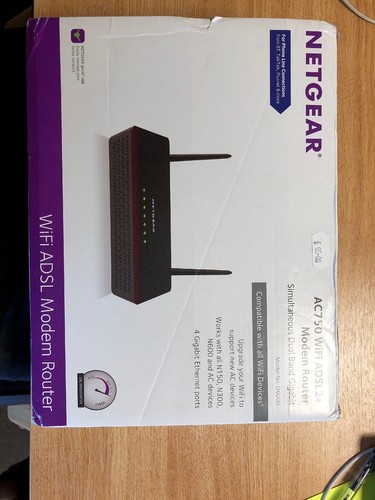 Netgear AC750 Wifi ADSL 2+ Modem Router | eBay UK