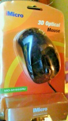 IMICRO 3D OPTICAL 800 dpi MOUSE - WIRED 5.9 feet USB - high resolution ...