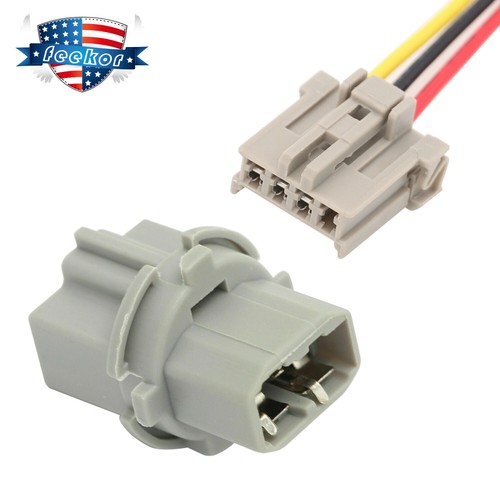 Rear Brake Light Lamp Bulb Socket W/ Plug Fit for 04-13 Mazda 3 13-16 ...