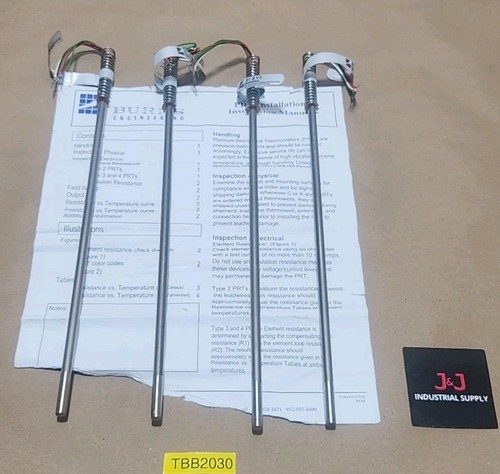 *NEW* [1] Burns Engineering 200C05CNN100 PRT Temperature Sensor ...