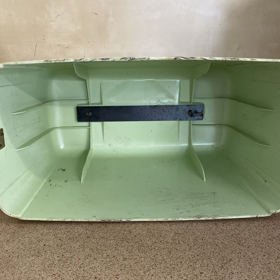 Vintage Singer Sewing Machine 185K Green Lid Machine Cover RARE green ...