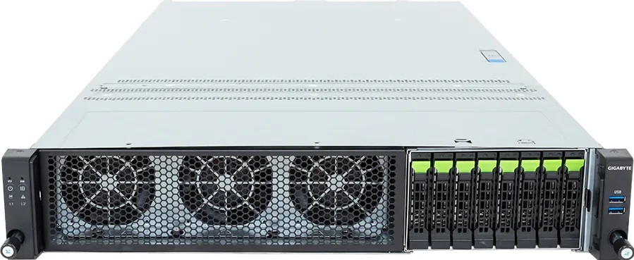 Gigabyte SV R283-ZK0-AAL1 2U DP 8+4-Bay EPYC9004 8X2.5GEN5 NVMe HS ...