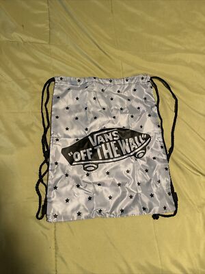 Vans Cinch Sack Bag Backpack Gunmetal Gray Sports Gym Drawstring | eBay