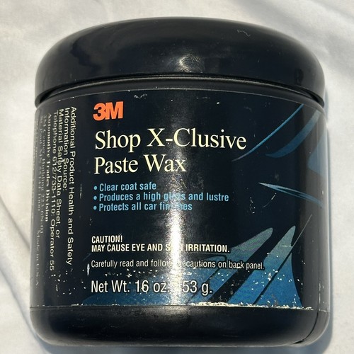 3M Shop X-Clusive PASTE WAX 06043 SHOW CAR ULTRA HIGH GROSS WET LOOK 16oz NOS 51131060432| eBay