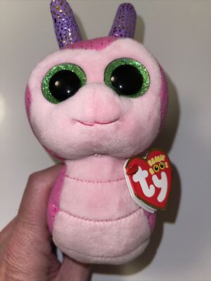 Ty Beanie Boos Scooter the Pink Snail Plush 6" 2016 New With Tag NWT | eBay