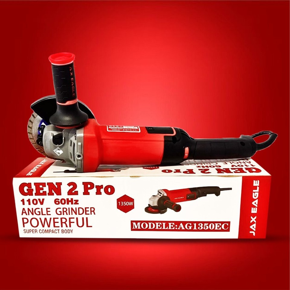 Jax Eagle 110V Power Angle Grinder Tool 4.5" Electric Grinder for Metal ...