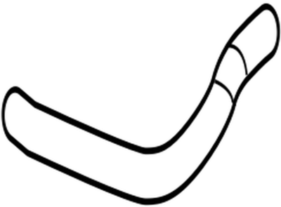 1370A192 Mitsubishi Hose, radiator, upr lh 1370A192, New Genuine OEM ...