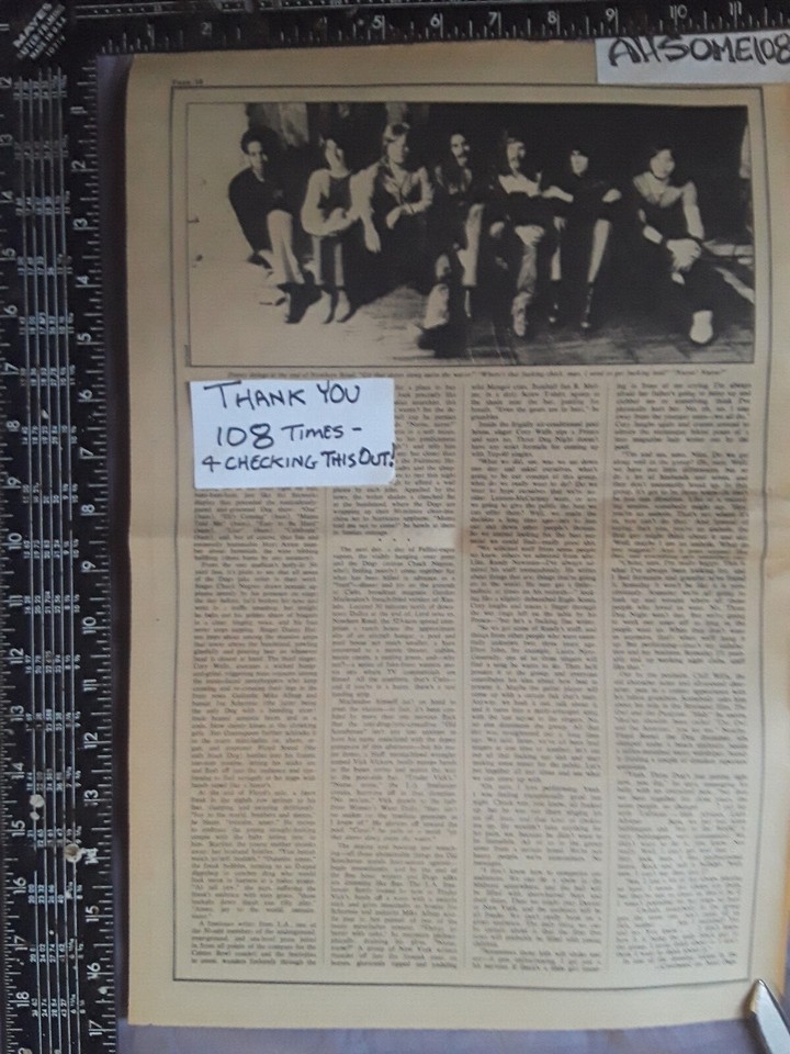 THE WHO, "Who's Next" LP RARE 1971 VINTAGE Large B & W PROMO AD POSTER ...