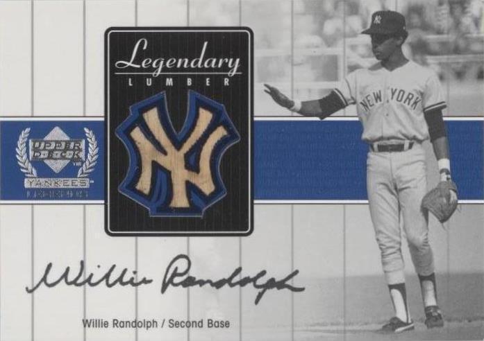 2000 Upper Deck Yankee Legends - Legendary Lumber Willie Randolph #WR ...