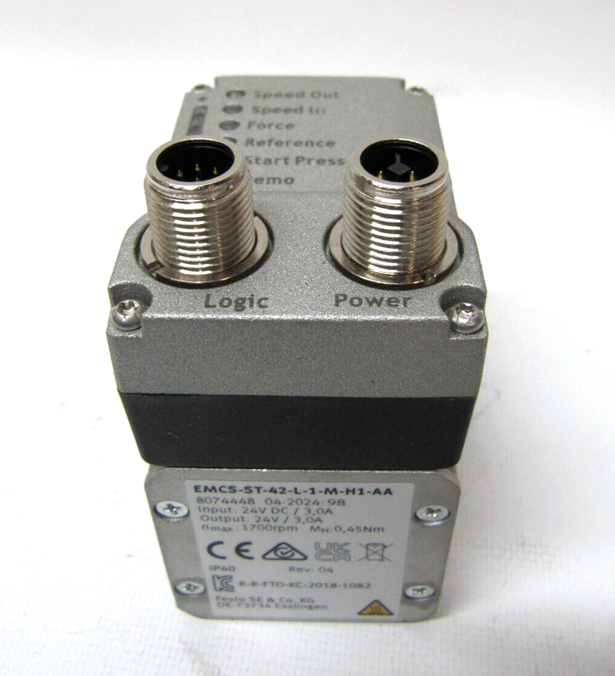 Festo EMCS-ST-42-L-1-M-H1-AA Integrated Stepper Drive 8074448 | eBay