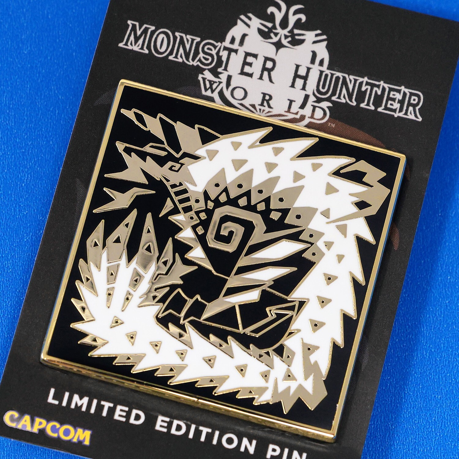 Monster Hunter World Zinogre Icon Limited Edition Golden Enamel Pin ...